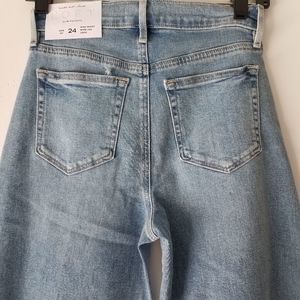 LOFT | Jeans | Loft Let Down Hem High Rise Wide Leg Crop Jeans | Poshmark